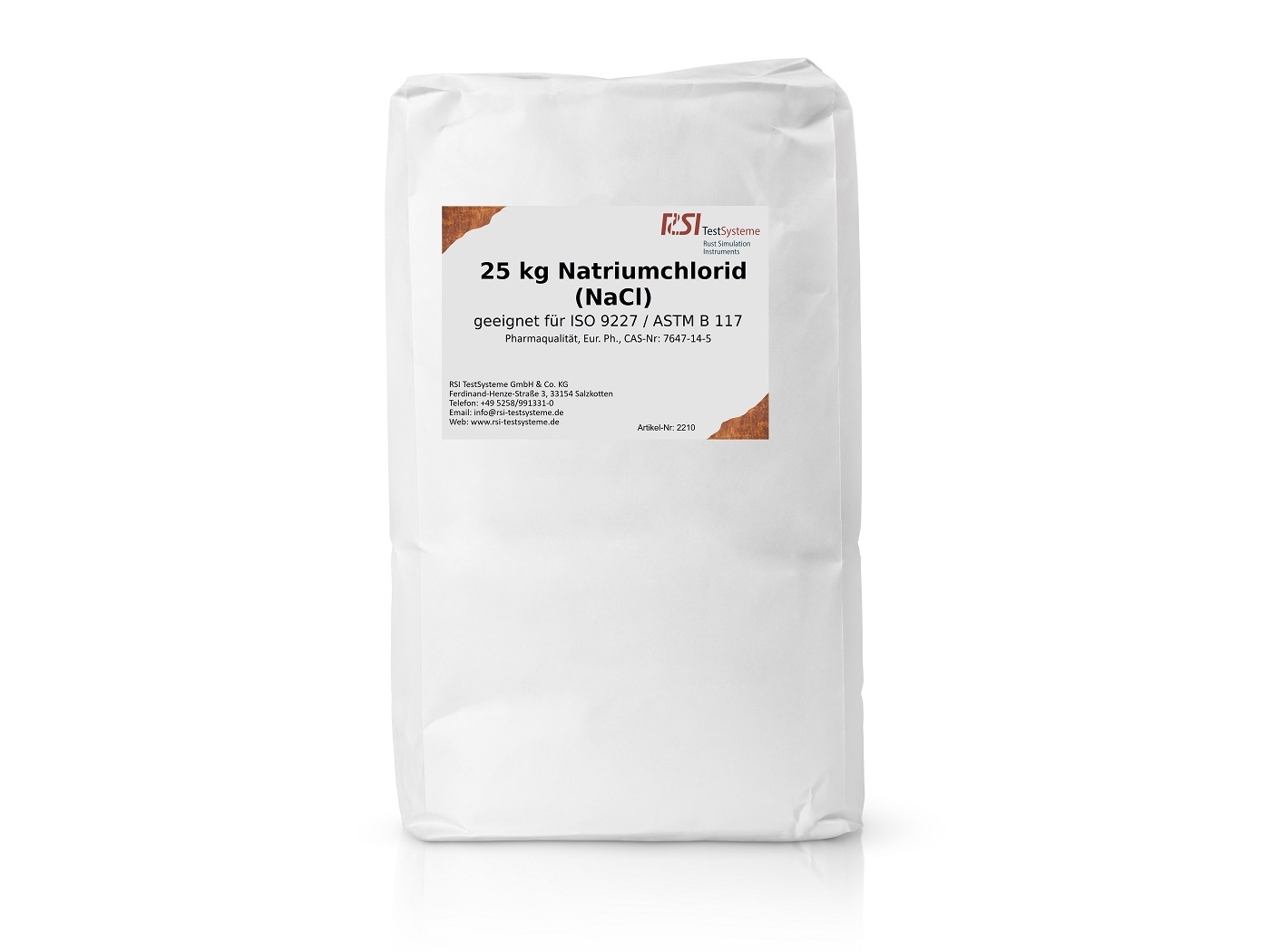 NaCl im 25kg Sack - Korrosion24
